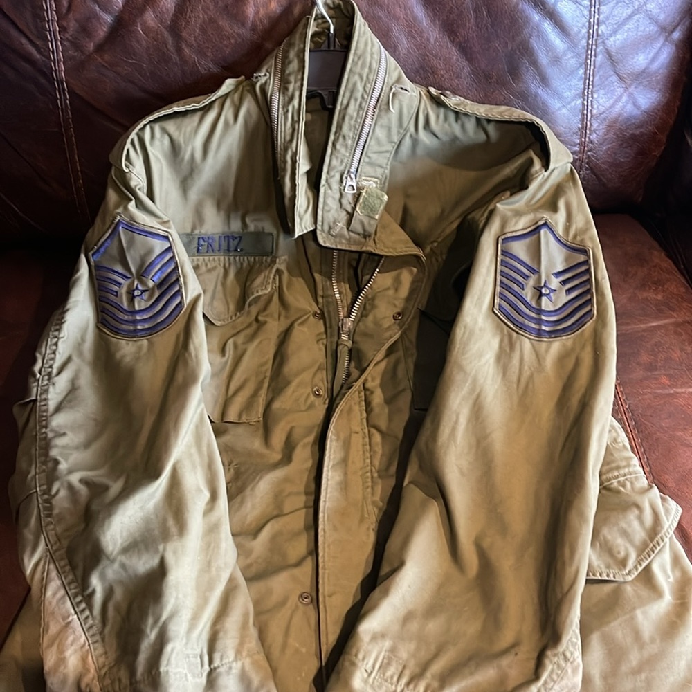 Vintage Military Olive Green Army Jacket - Gem
